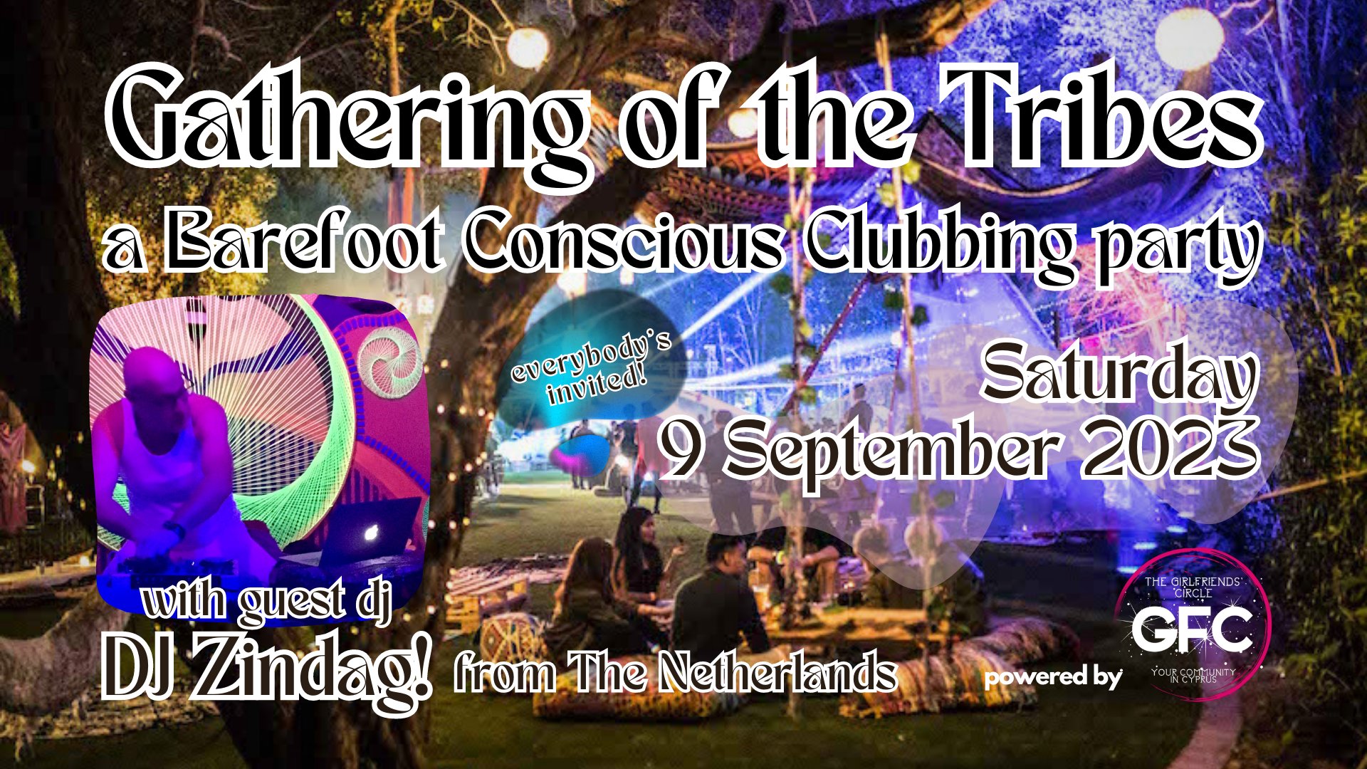 ¡Fiesta de baile Barefoot Conscious Clubbing con DJ Zindag! | go&dance