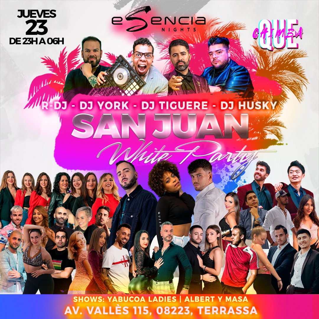 San Juan - White Party it Que Chimba Terrassa | go&dance